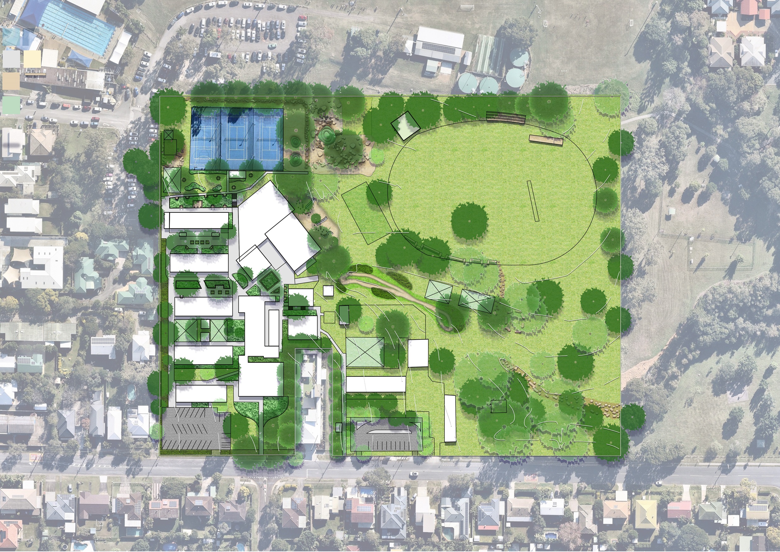 Open Space Masterplan, Corinda State School • Orterra